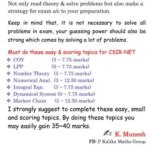 CSIR NET Mathematics handwritten PDF Notes – P Kalika